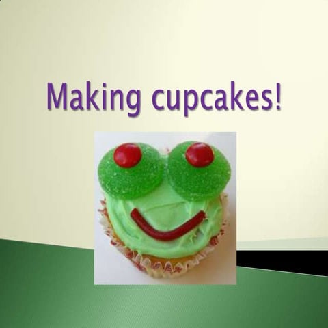 Making cupcakes! | PPTX