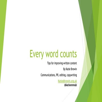 Brevity Is Better | PDF