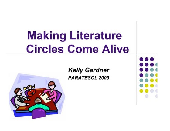 TCH505 Literature Circles Slideshare | PPT