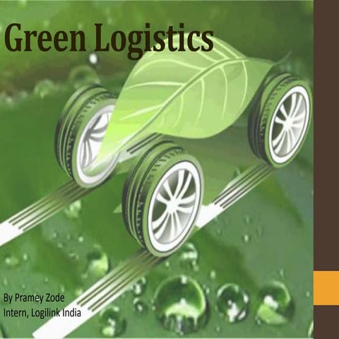 Green Logistics | PPTX