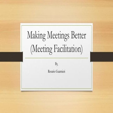 Team Meeting ECC Case Study | PDF