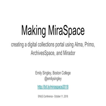 Making MiraSpace | PPTX