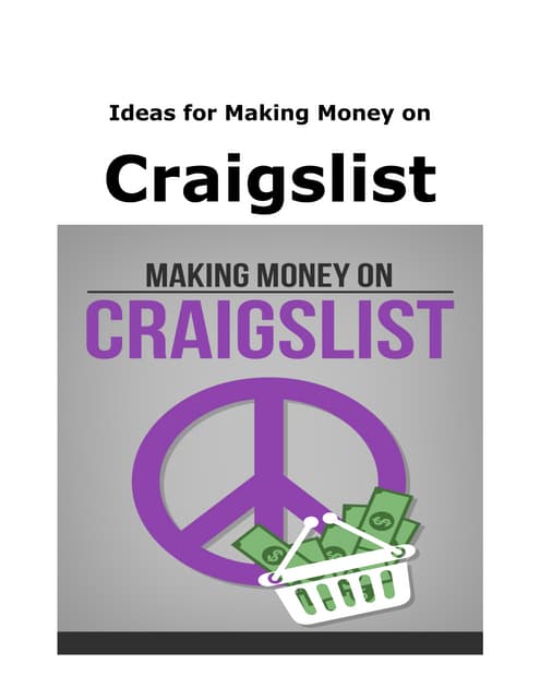 Craigslist Peace Logo