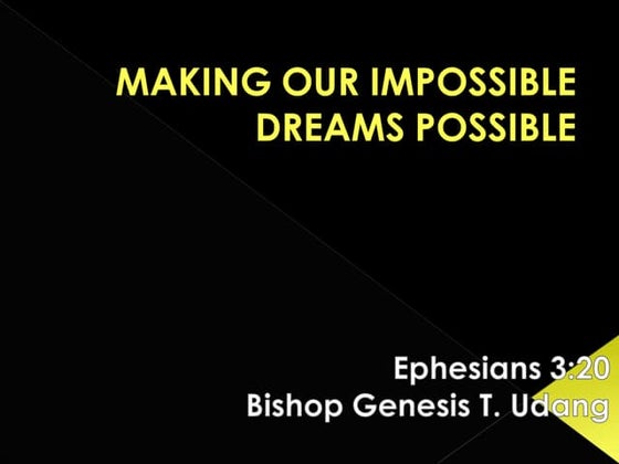 The Impossible Dream | PPT