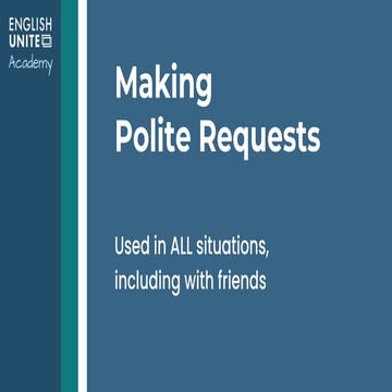 Making Polite Requests | PPTX