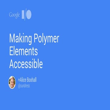 Making Polymer Elements Accessible | PDF