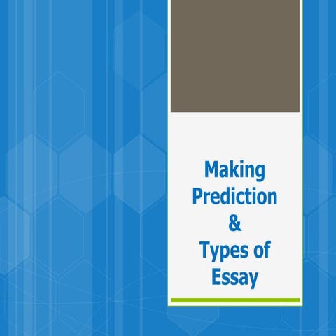 Making Prediction Types of Writing (UPDATED).ppt