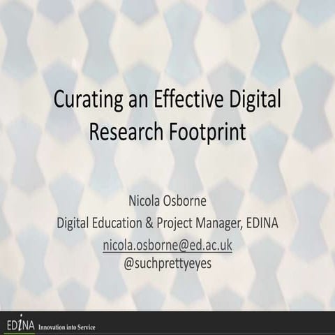 NORFest 2025 Lightning Talk 1: 'Co-designing a National Resource on the ...
