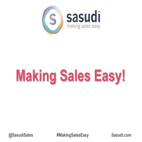 Making sales easy | PPTX