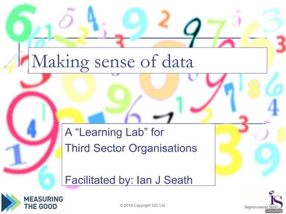 Making Sense of Data - 3rd Sector Learning Lab | PPT