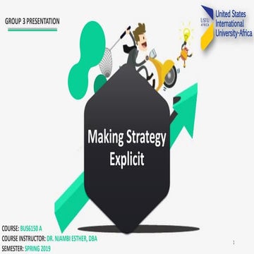 Making Strategy Explicit | PDF