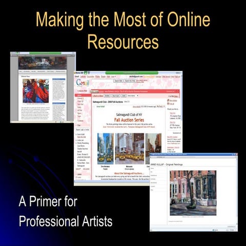 Making The Most Of Online Resources | PPT | Social Networking | Internet