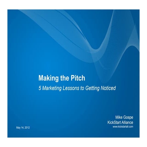 Making the VC pitch | PPT
