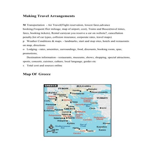 Making travel arrangements 4 thessaly | DOC | Rail Travel | Travel Type