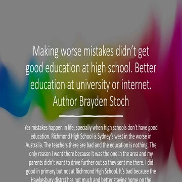 Making worse mistakes didn’t get good education at.pptx
