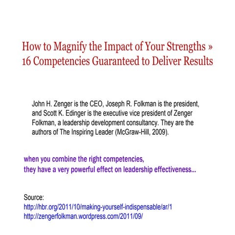 Making yourself indispensable | PPT