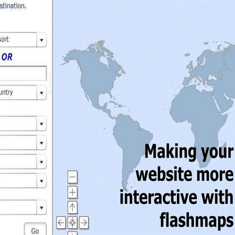 Making your website more interactive with flash maps | PPT