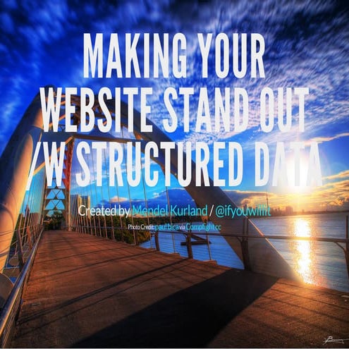 Making your website stand out with structured data | PDF | Web Design ...
