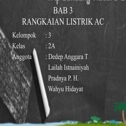 BAB 3 AC Electricity | PPT