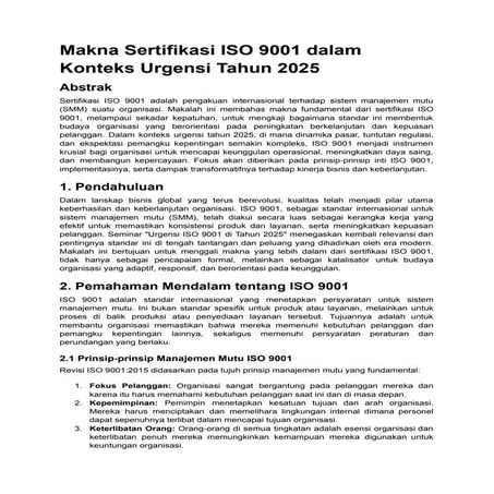 Makna Sertifikasi ISO 9001 dalam Konteks Urgensi Tahun 2025.pdf