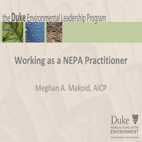 Makoid NEPA Practitioner | PPT