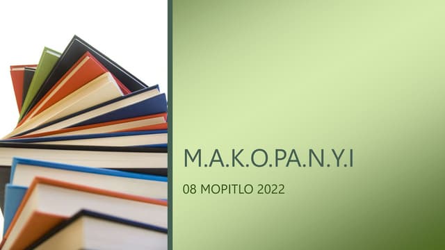 Magoro a maina(Prefix) | PPTX
