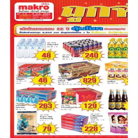 โบรชัวร์โปรโมชั่น Makro mail ถูกจริง 16/2554 | PDF
