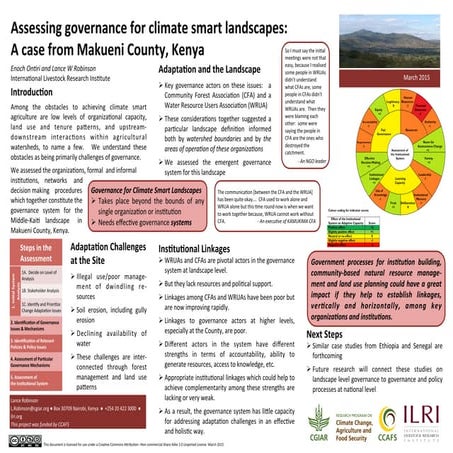 Assessing governance for climate smart landscapes | PDF