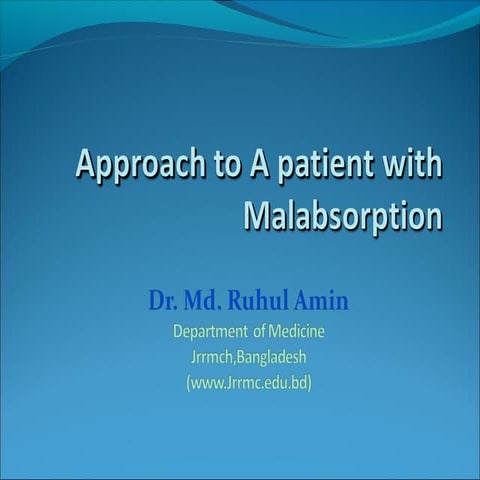 Malabsorption | PPT