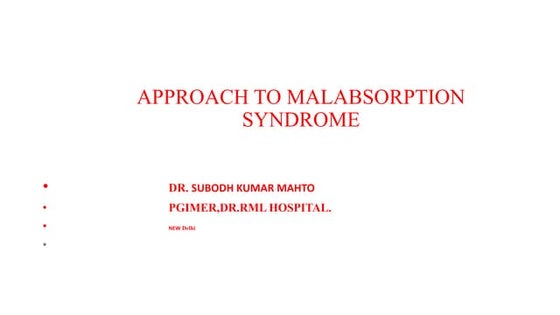 Malabsorption syndromehjvvfggghjjhghhjhhh | PPT