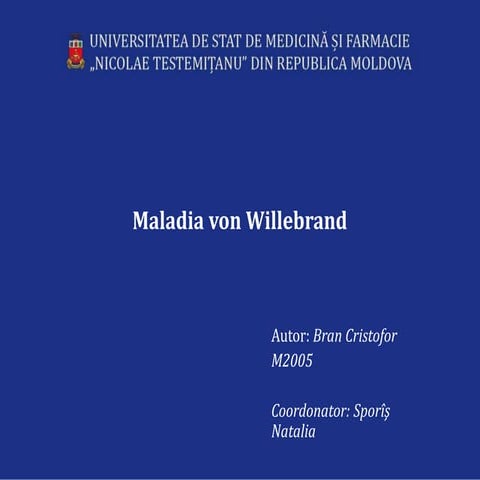 Maladia von Willebrand.pptx