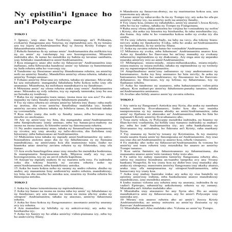 Malagasy - The Epistle of Ignatius to Polycarp.pdf