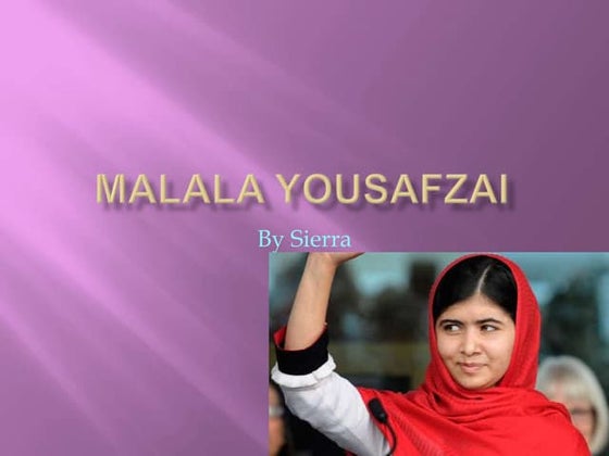 Malala yousafzai | PPTX