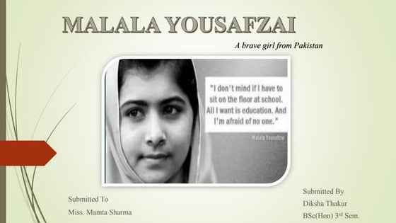 I am Malala | PPTX | Islam | Religion & Spirituality