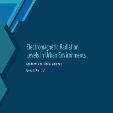 Electromagnetic Radiation Levels in Urban Environments.pptx