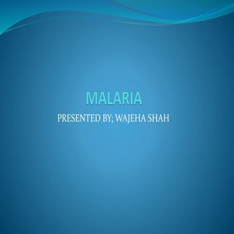 Malaria | PPT