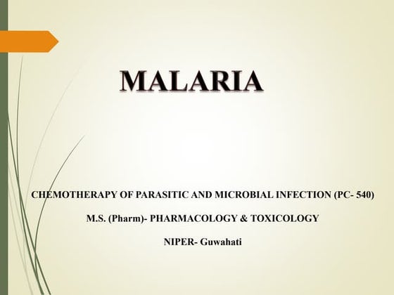 Plasmodium | PPTX | Infectious Diseases | Diseases and Conditions