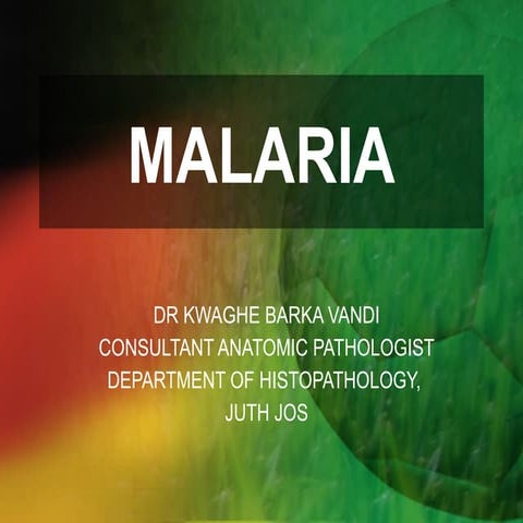 Comprehensive Overview of Malaria: Epidemiology, Pathogenesis, and ...