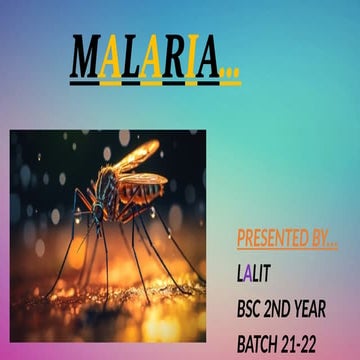 Malaria | PPTX