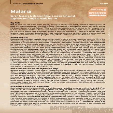 epidemiology of malaria power point presentation | PDF