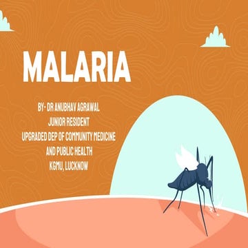 Malaria epidemiology . | PPTX