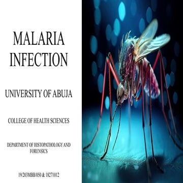 MALARIA INFECTION new powerpoint presentation | PPTX | Infectious Diseases | Diseases and Conditions