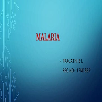 Malaria intro.pptx malaria introduction ppt | PPT