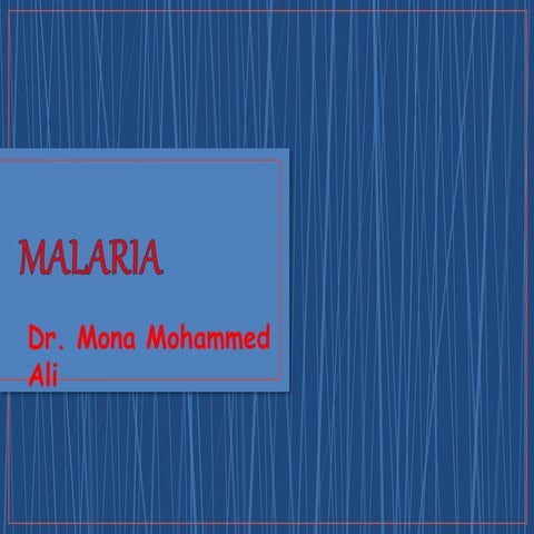 Malaria | PPTX