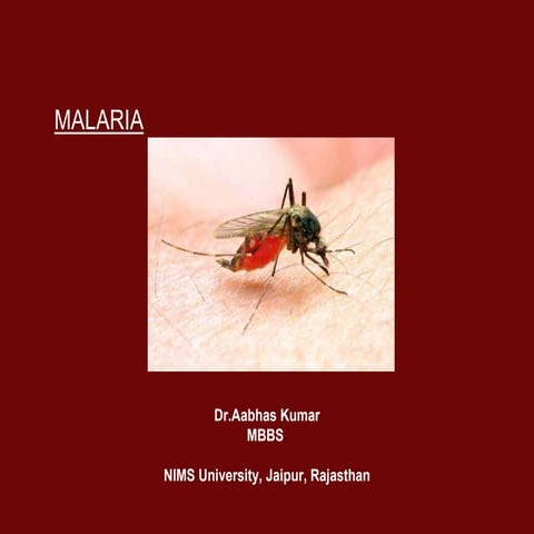 Project work malaria class 12_ HS biology project | PDF