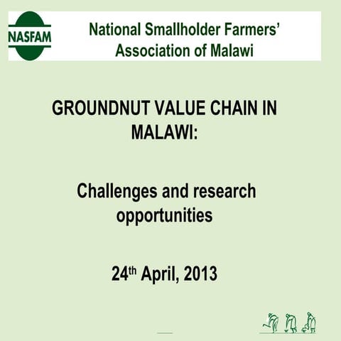 Malawi desk review groundnut value chain | PPT