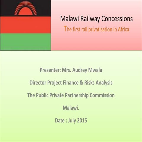 Malawi railway agreement 2 | PPTX
