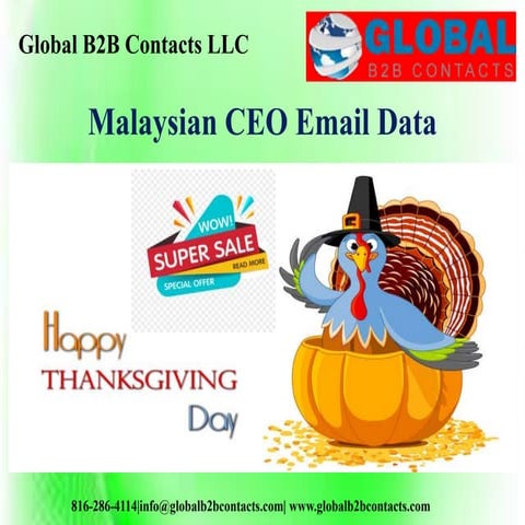 Malaysia email database | PPTX