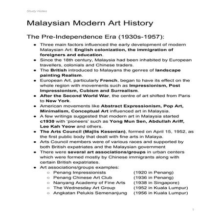 Art history - Study Notes | PDF