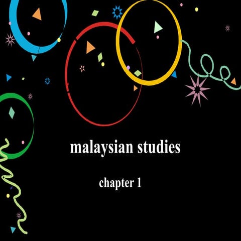 Malaysian studies | PPT